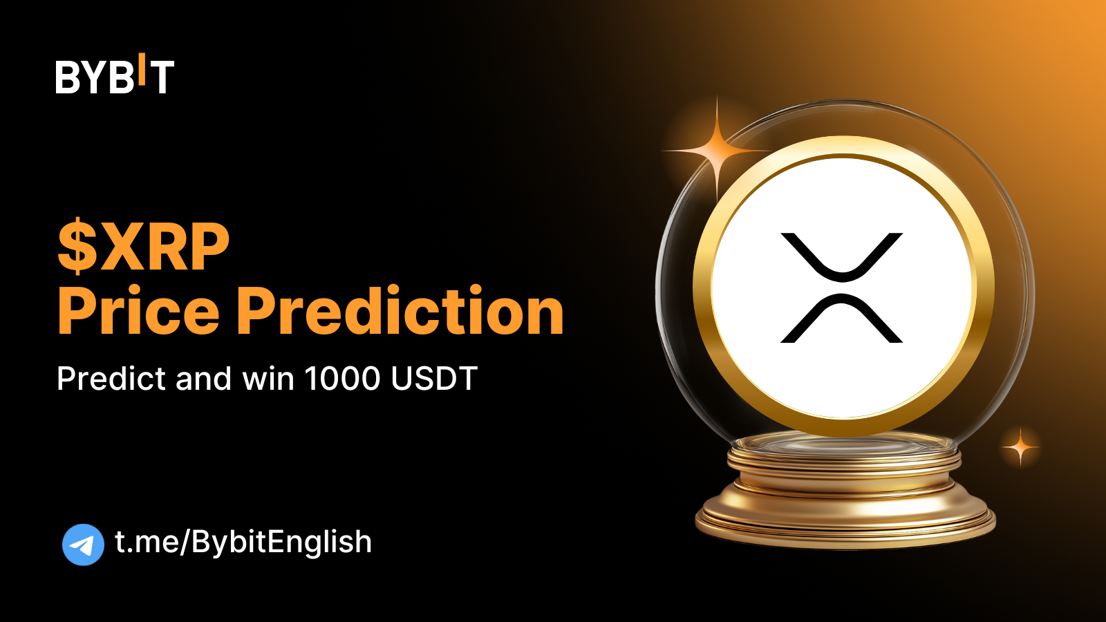 Bybit Announcement | Bybit Community Prediction Draw: Predict XRP Price and Win 1000 USDT! 🔮